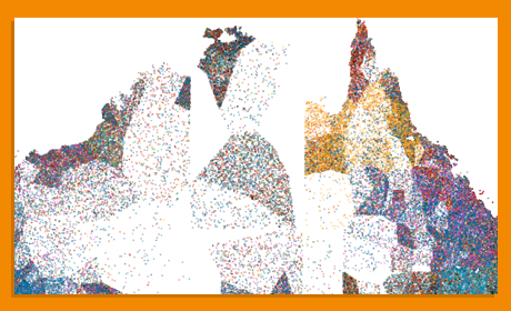 Australian election results: one dot for every vote - Voronoi dot ...