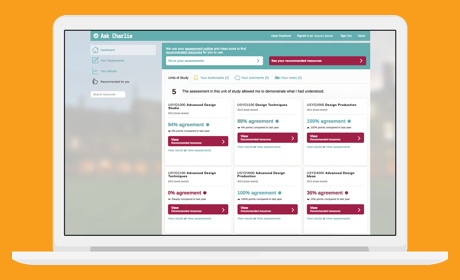 University Evaluation Web Platform - Data dashboard for academics, that ...
