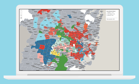 Mapping immigrants' birth places - Interactive Mapping Tool