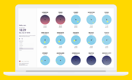 Hello, sun. - Visualising paths of the sun and moon across different ...